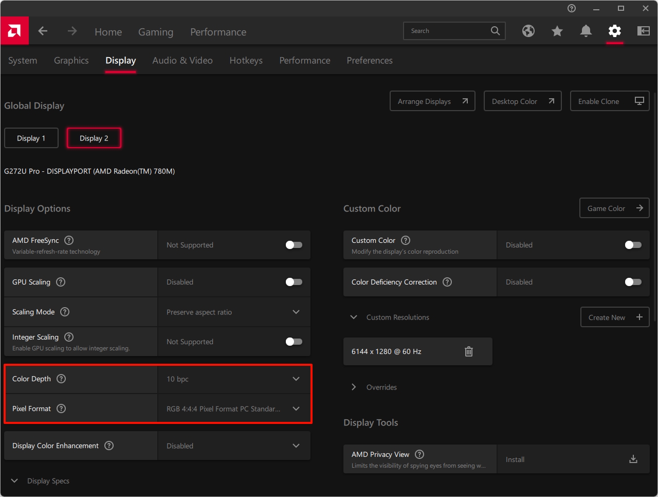 Graphic Card Setting | NovaStar Wiki