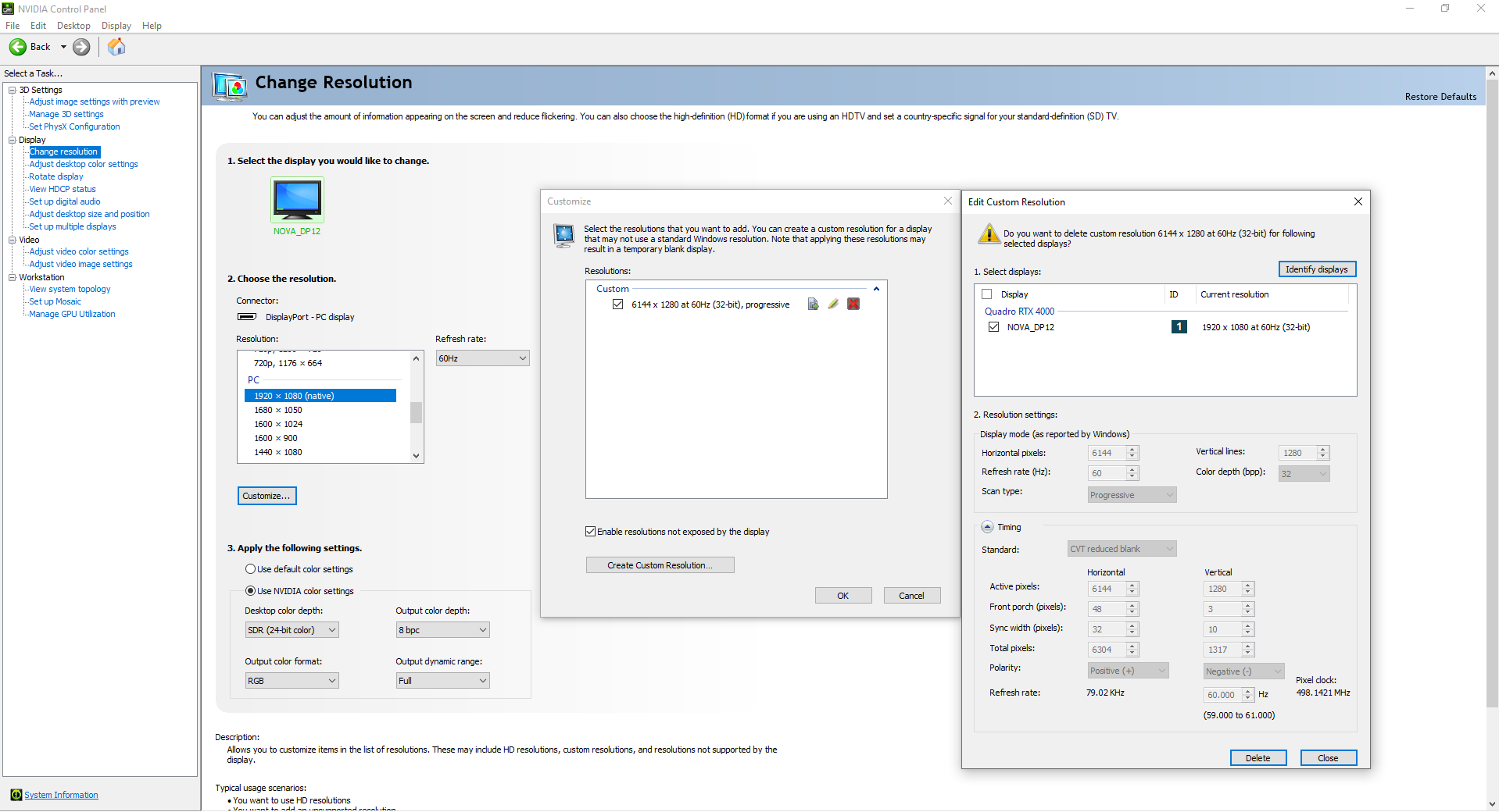Graphic Card Setting | NovaStar Wiki
